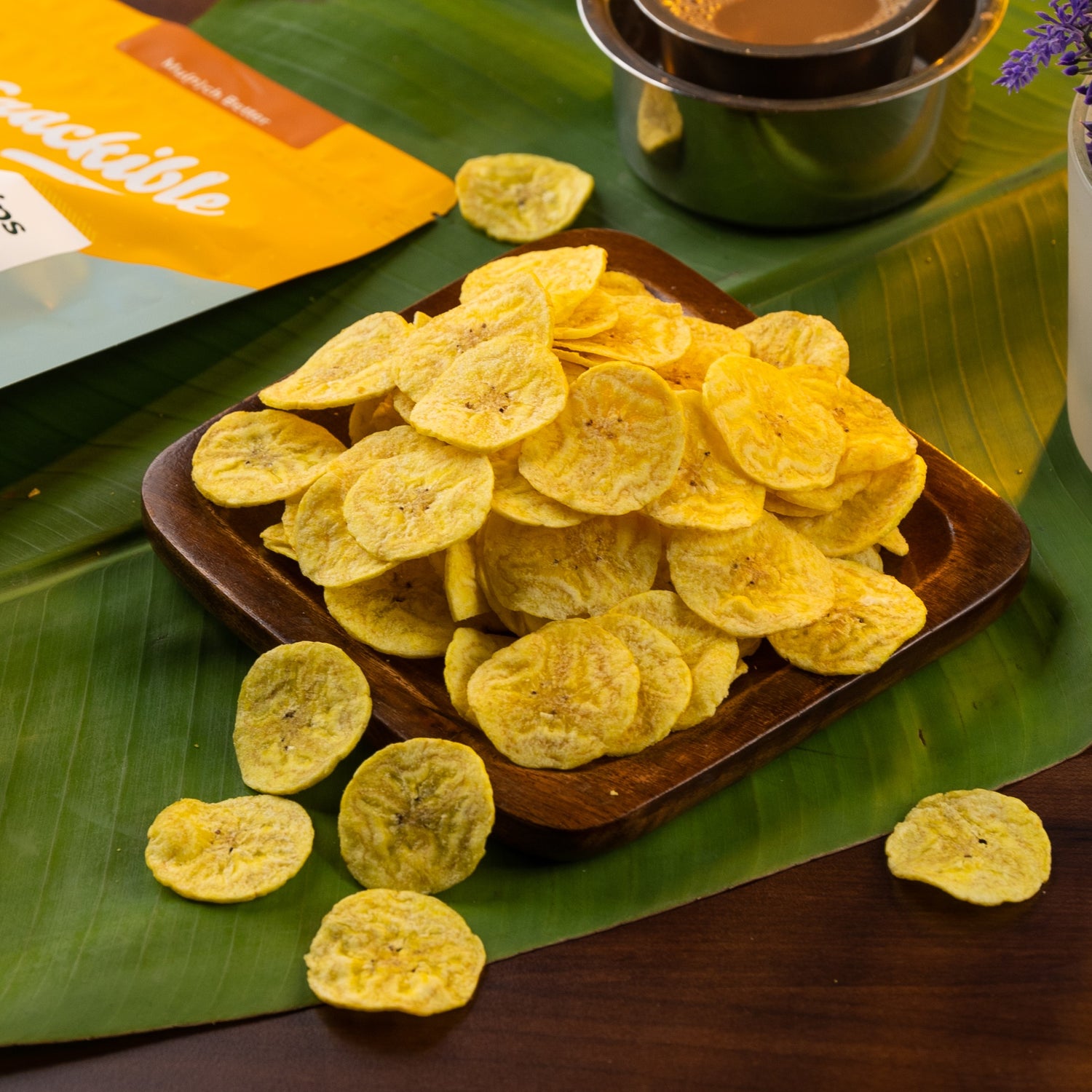 Vacuum Fried Banana Chips - Salted