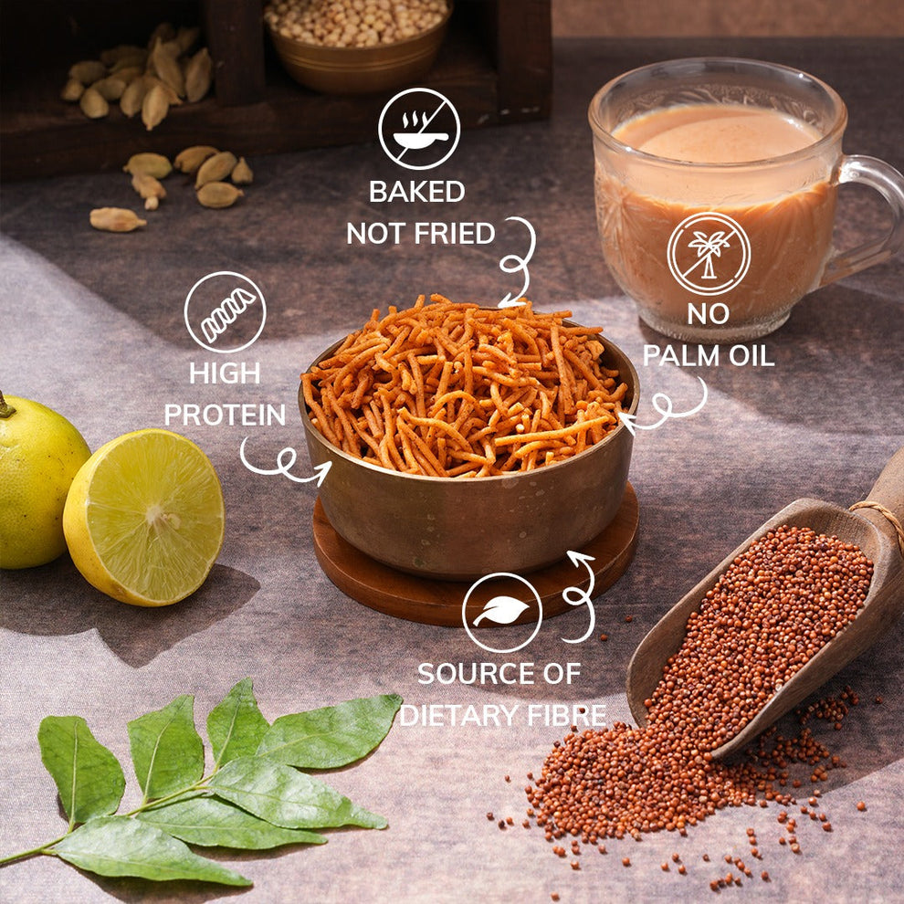 Masala Protein Baked Bhujia | 21% Protein per serve
