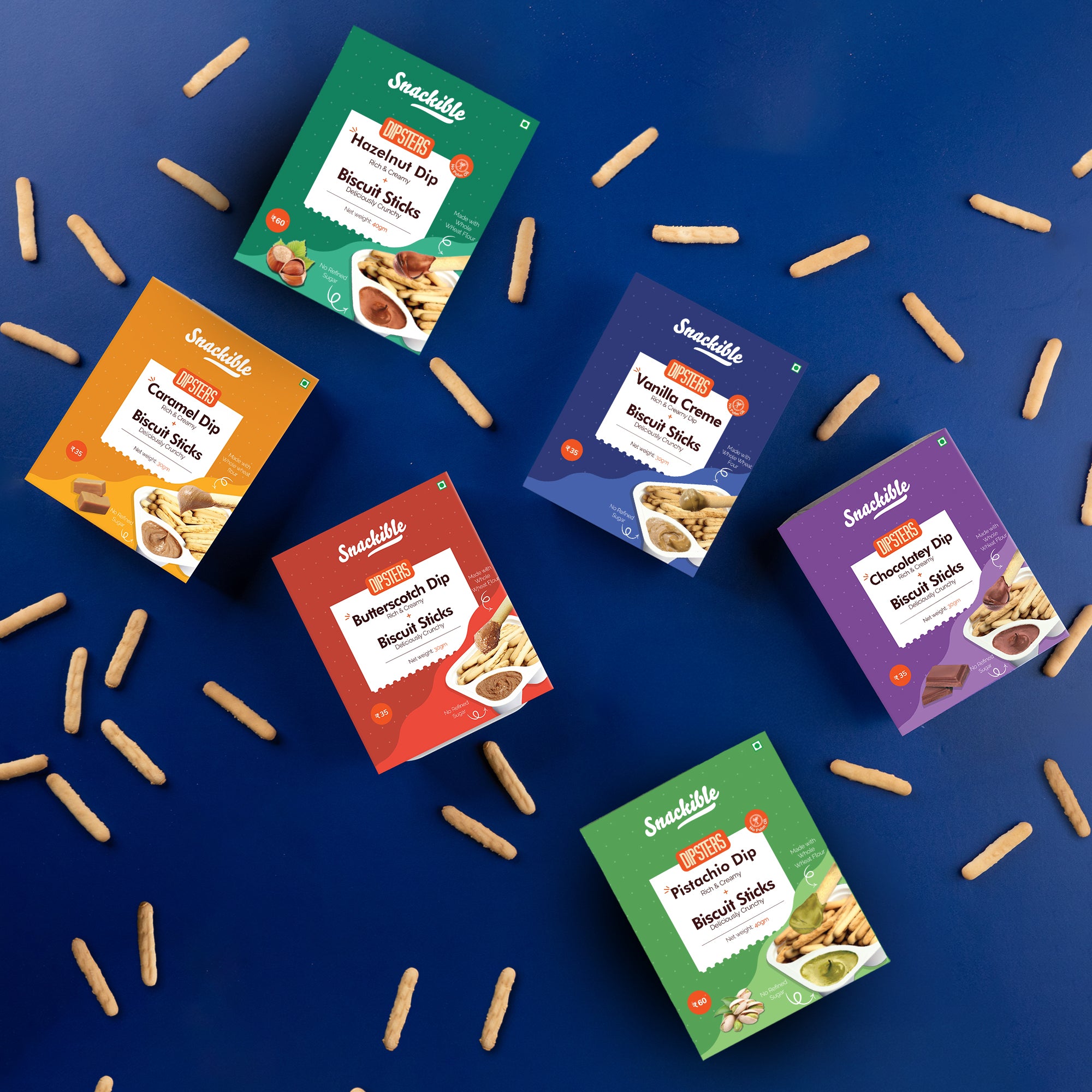 Assorted Mini Dipsters Combo | No Refined Sugar